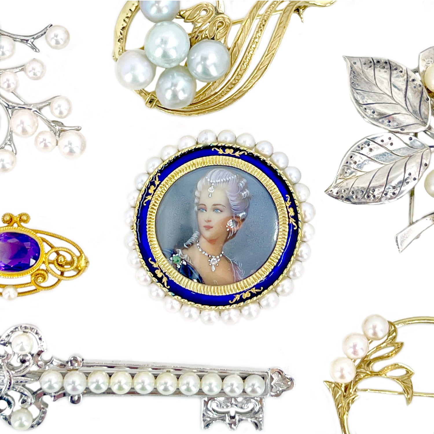 Vintage Japanese Cultured Pearl Brooches – Vintage Valuables